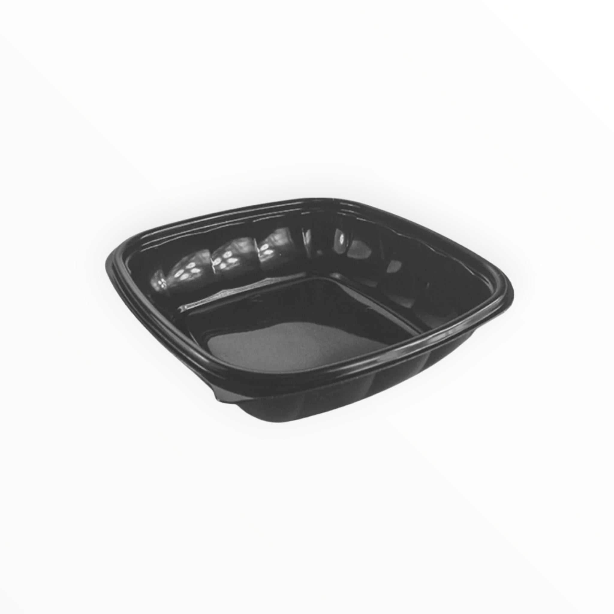 Somoplast [780] 500cc Square Black Microwavable Container Base ...